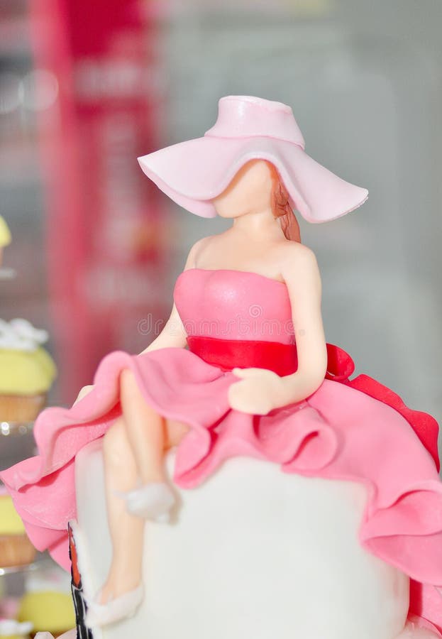 Lady Cake stock photo. Image of baked, anniversary, fashion - 32946812