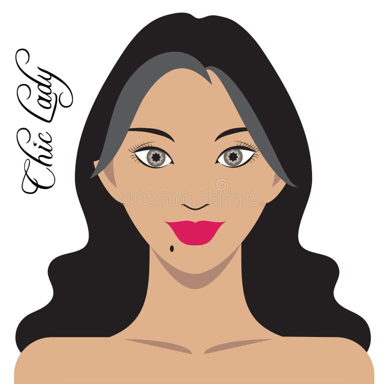 Lady Comic Cartoon Ca-rector Vector Stock Vector - Illustration of ...