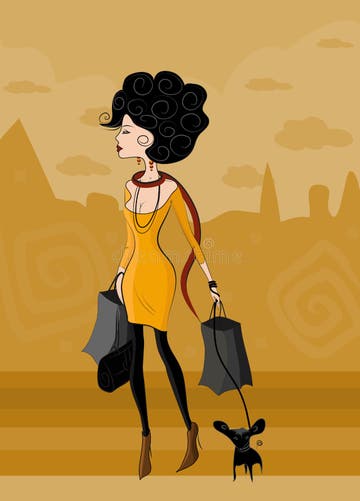 Lady Dog Cartoon Stock Illustrations – 3,167 Lady Dog Cartoon Stock ...