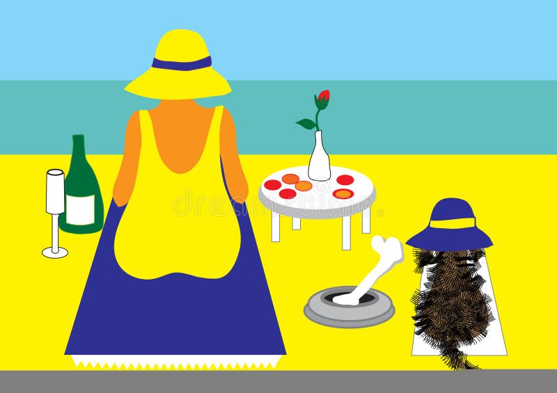 Lady Beach Stock Illustrations – 18,433 Lady Beach Stock Illustrations ...