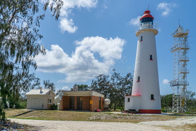 Lady Elliot Island Lighthouse, Great Barrier Reef Australia Stock Image ...