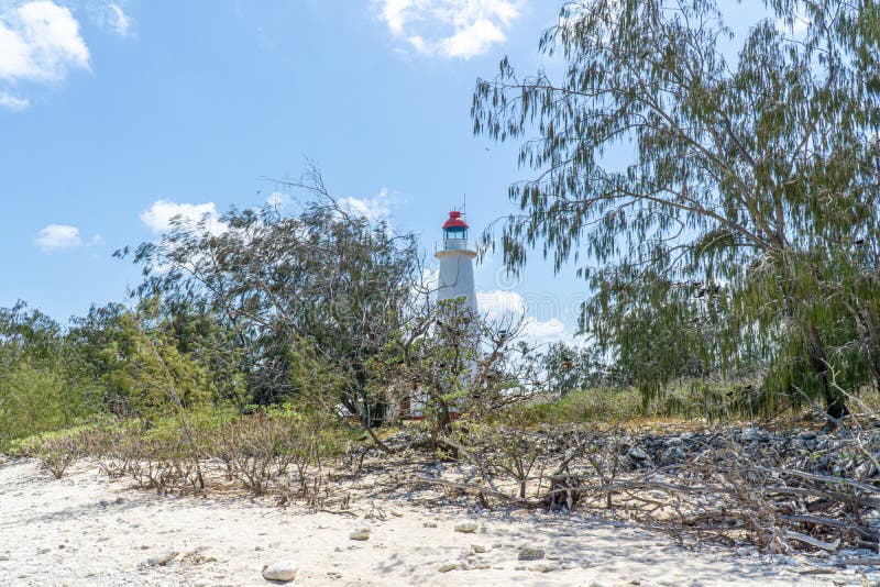 Lady Elliot Island Lighthouse, Great Barrier Reef Australia Stock Image ...