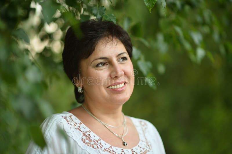 Lady enjoying summer stock photo. Image of aged, fresh - 64472304