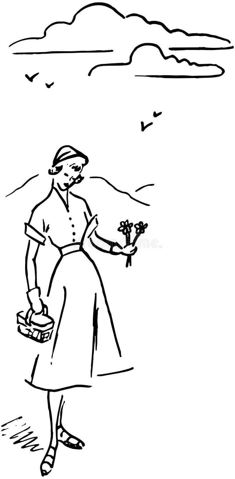 Lady Cartoons Stock Illustrations – 1,073 Lady Cartoons Stock ...