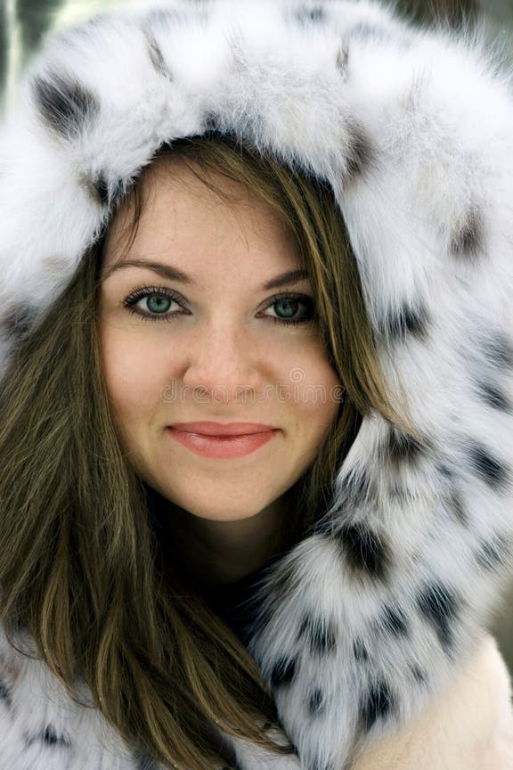 Lady in fur stock photo. Image of caucasian, mink, elegance - 11451648