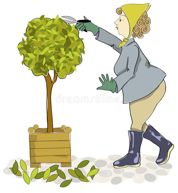 Lady Gardener Stock Illustrations – 1,618 Lady Gardener Stock ...
