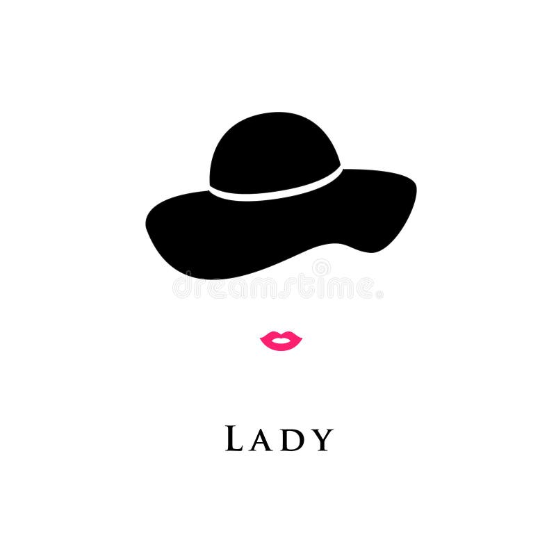 Lady Hat Logo Stock Illustrations – 4,548 Lady Hat Logo Stock ...