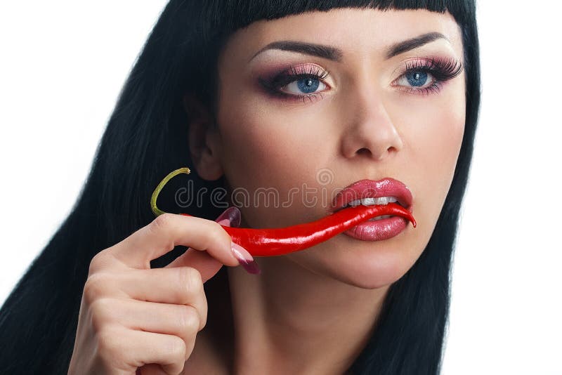 Spicy Lady stock image. Image of beautiful, mexico, background - 690319