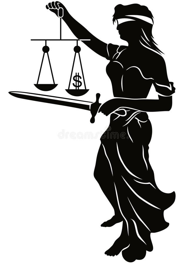 Lady Justice Drawing Stock Illustrations – 370 Lady Justice Drawing ...
