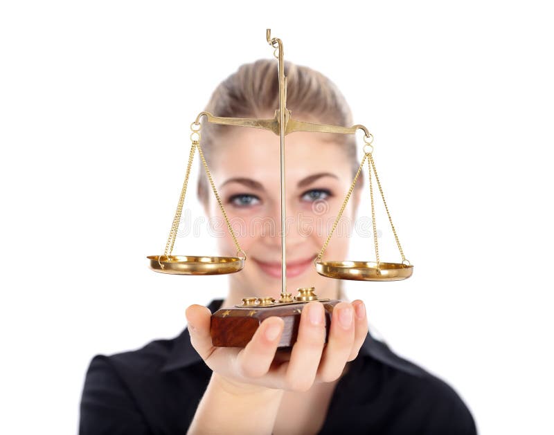 Lady justice stock photo. Image of person, isolated, justice - 23014296