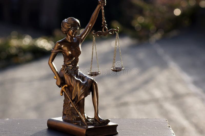 Lady Justice Freed Under the Sky Stock Photo - Image of lady, judgment ...
