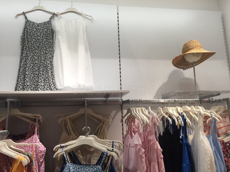 Summer Clothing Collection Looking Stock Image - Image of clothes ...
