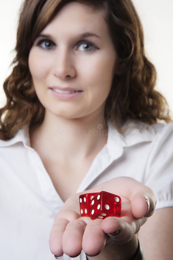 Lady luck stock image. Image of casino, looking, luck - 22567335