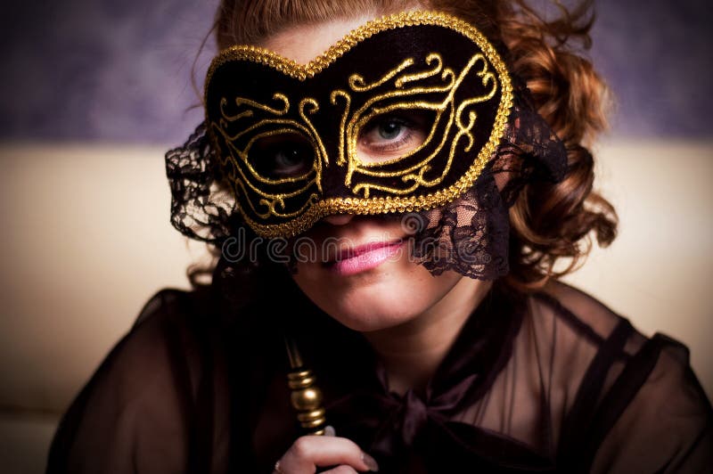 Lady mask stock image. Image of carnival, ornate, beautiful - 15383731