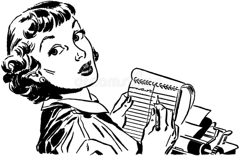 Secretary Clipart Stock Illustrations – 1,533 Secretary Clipart Stock ...