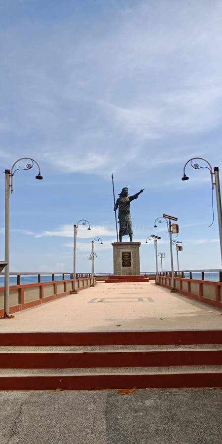 Lady of Nusalaut Island. the Warrior Stock Photo - Image of shore ...