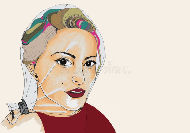 Lady Plastic stock illustration. Illustration of women - 60162645