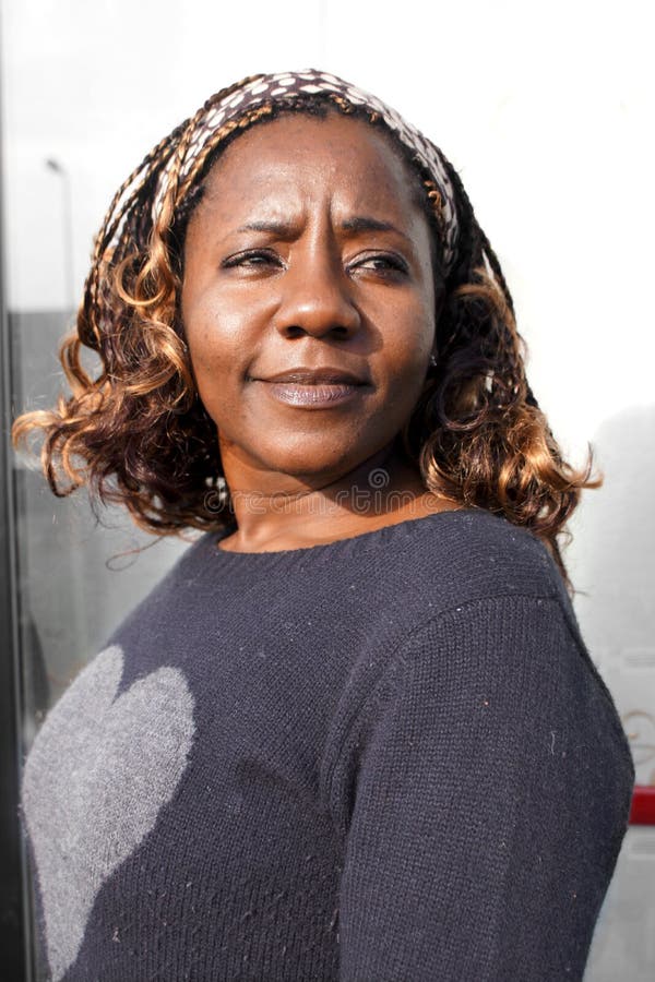 Lady portrait stock photo. Image of ethnic, black, adult - 48795460