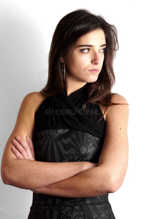 Lady portrait stock image. Image of lady, lifestyle, posing - 50643773