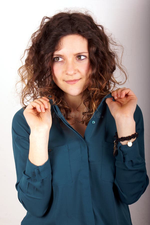 Lady portrait stock photo. Image of beauty, face, modern - 50809372