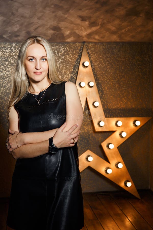 The Lady Posing in the Studio Stock Image - Image of posing, female ...