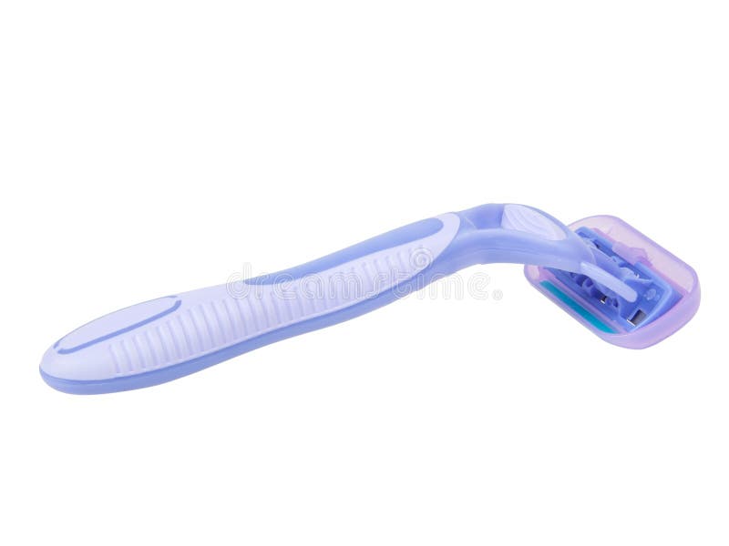 Lady Razor for Shaving Isolated on the White Background Stock Image ...