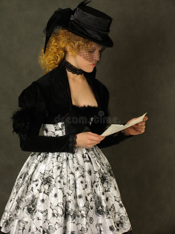 Reeding Book - from the Past Stock Image - Image of 1700s, cosplay ...