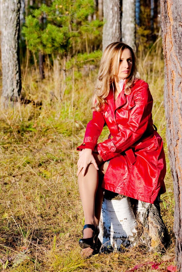 Lady in red stock image. Image of blond, happiness, imagery - 11147509