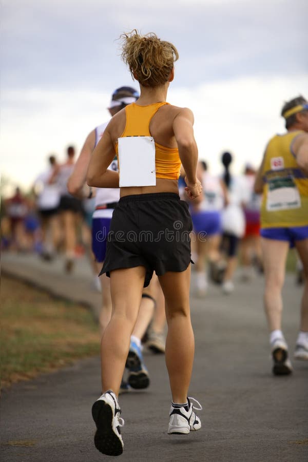 Lady running stock image. Image of interstate, motor, race - 1472459