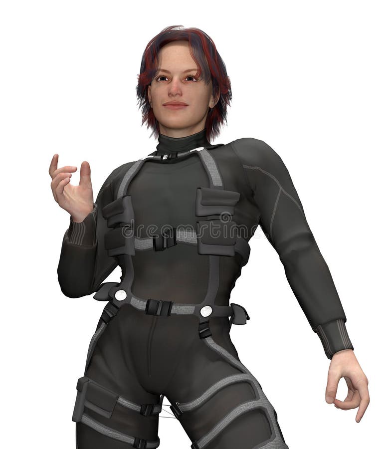 Secret Agent girl stock vector. Illustration of femme - 13076766