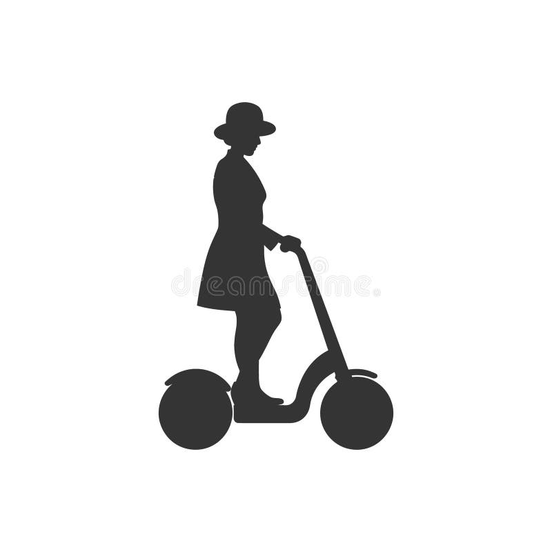 Segway icon stock vector. Illustration of vector, advertising - 291960345
