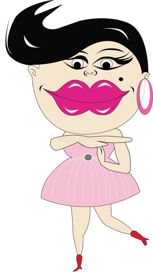 Lady3 stock illustration. Illustration of happy, human - 41915874