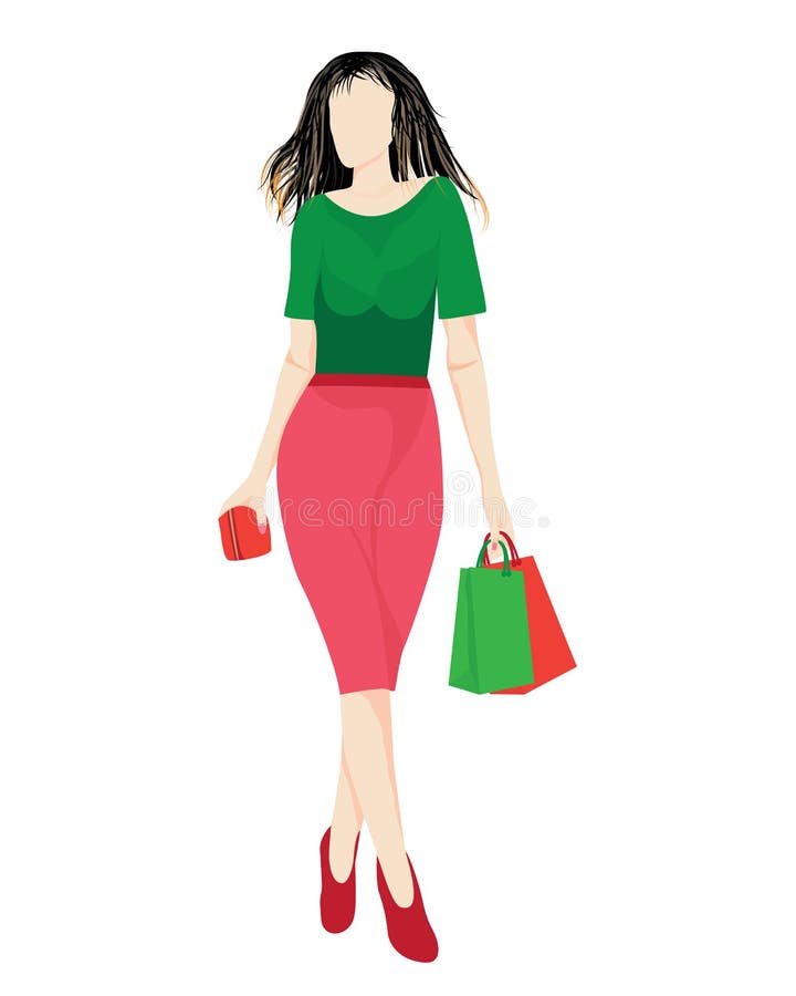 Lady shape stock illustration. Illustration of paper - 87711374