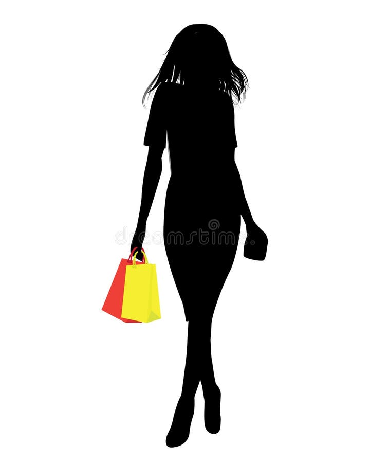 Lady shape stock illustration. Illustration of font, shape - 87711407