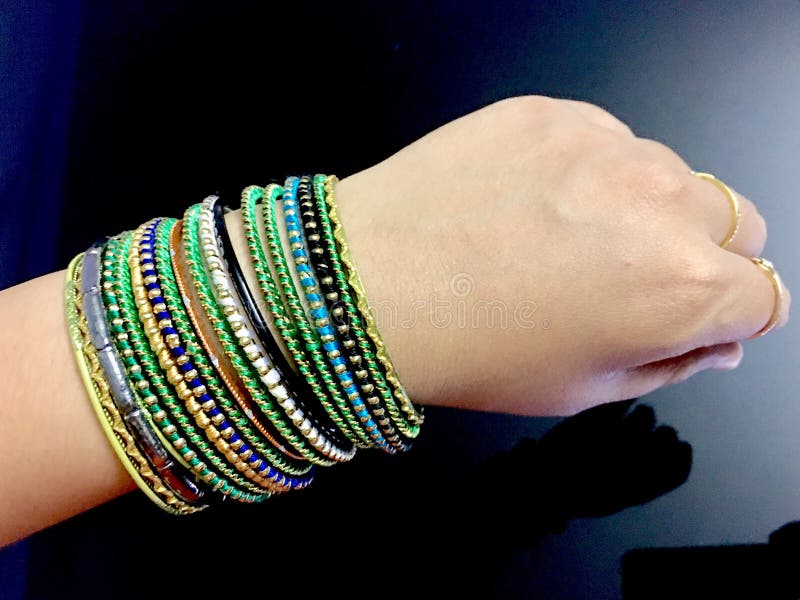 Beautiful Hands With Colourful Bangles