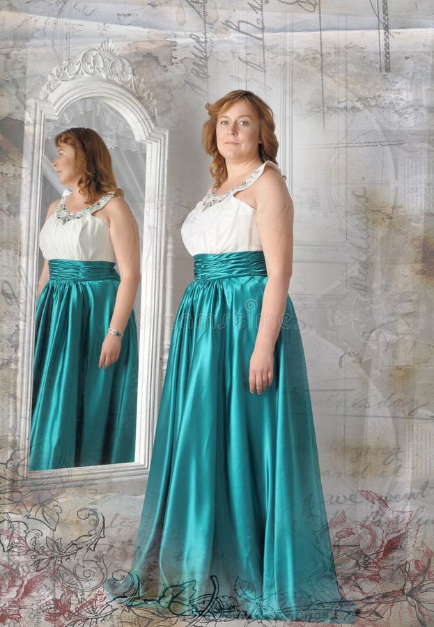 Woman in a smart dress stock photo. Image of door, adult - 40910744