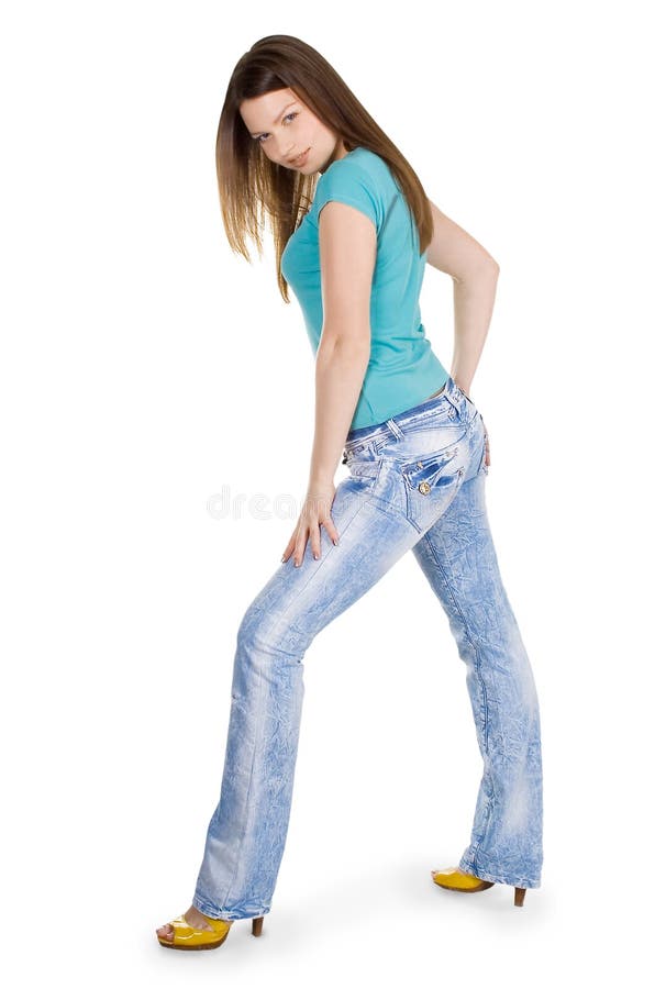 Lady standing stock photo. Image of happy, lady, alluring - 13141414