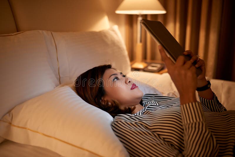 Lady with tablet computer stock photo. Image of executive - 78900108