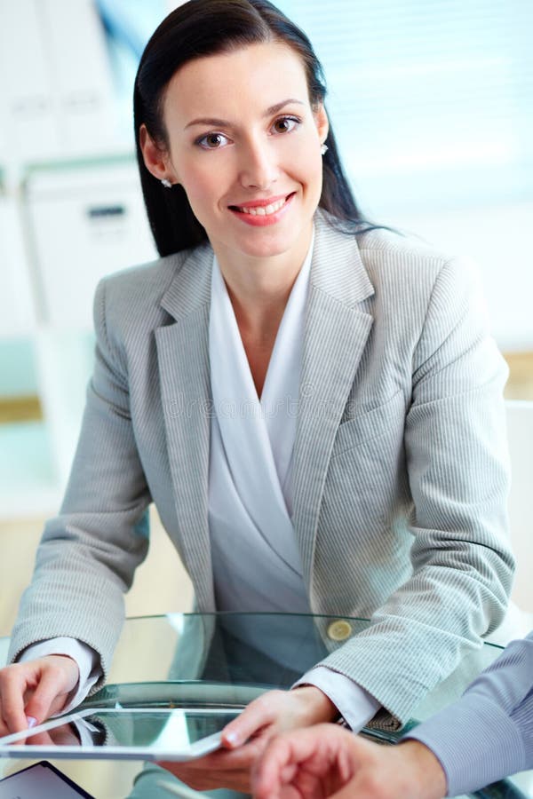 Lady at work stock image. Image of inside, entrepreneur - 28376851