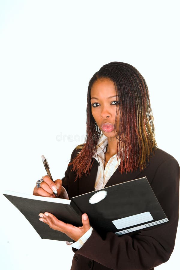 Lady Writing In Notebook Picture. Image: 2461016