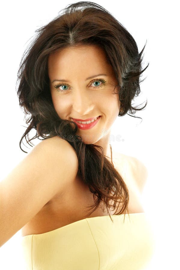 Lady in yellow corset #2 stock photo. Image of bare, beautiful - 1451752