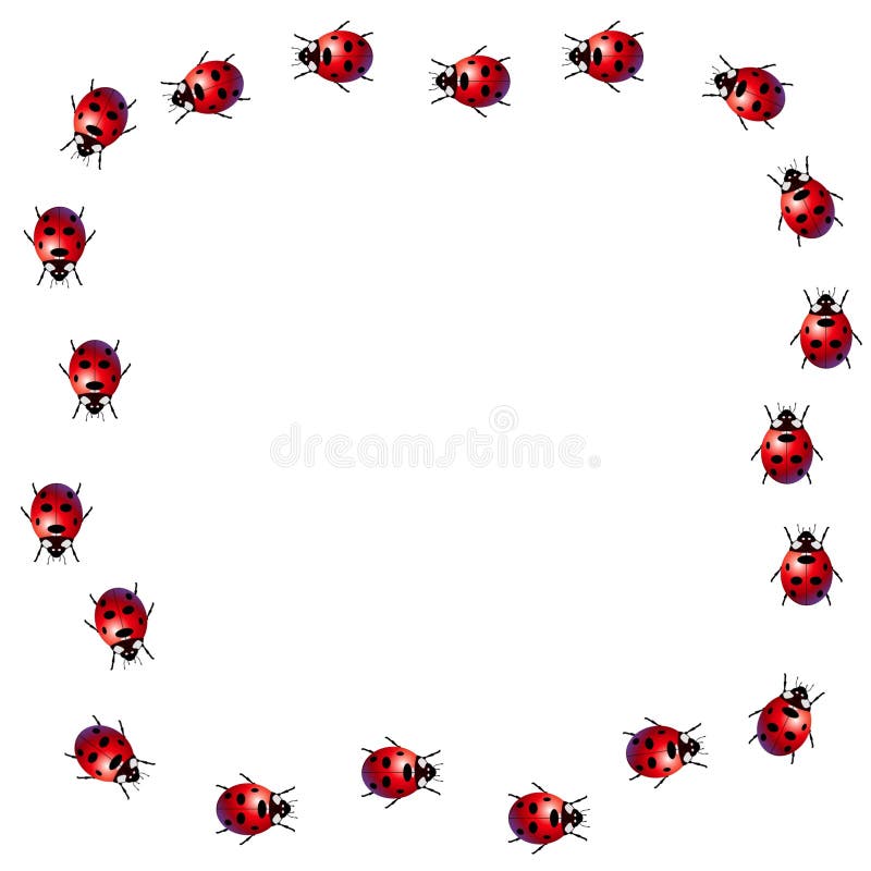Ladybirds stock illustration. Illustration of clip, cartoons - 1147803