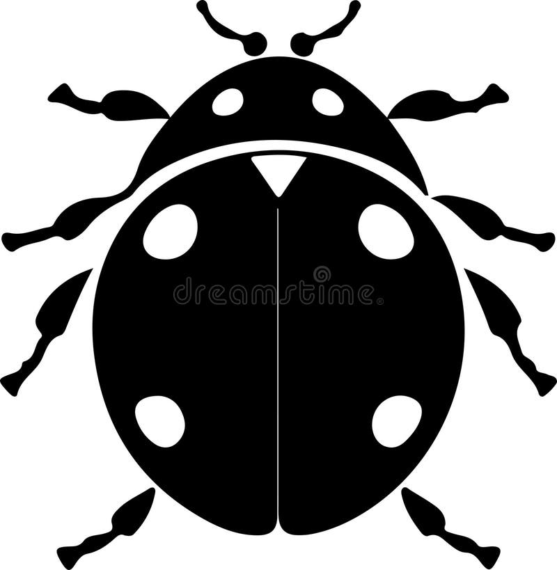 Ladybug Icons Black Background Stock Illustrations – 503 Ladybug Icons ...