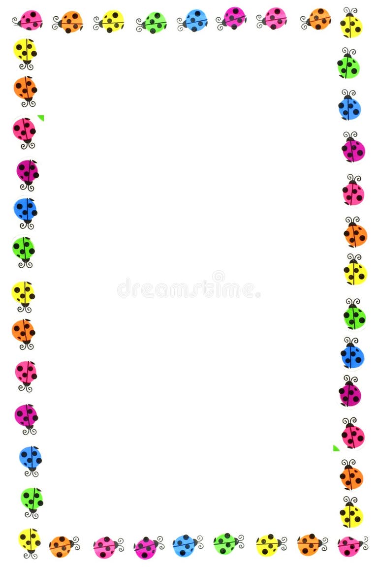 Ladybug Border Stock Illustrations – 1,652 Ladybug Border Stock ...