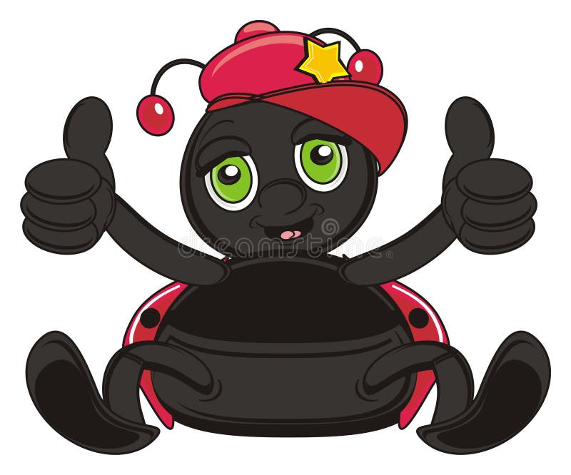 Ladybug Cap Stock Illustrations – 125 Ladybug Cap Stock Illustrations ...