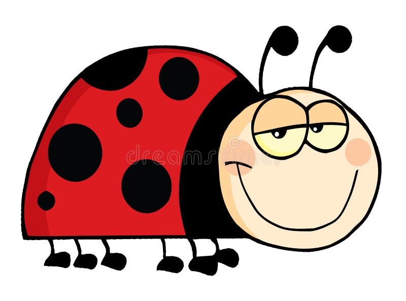 Ladybug cartoon character stock vector. Illustration of color - 15552684
