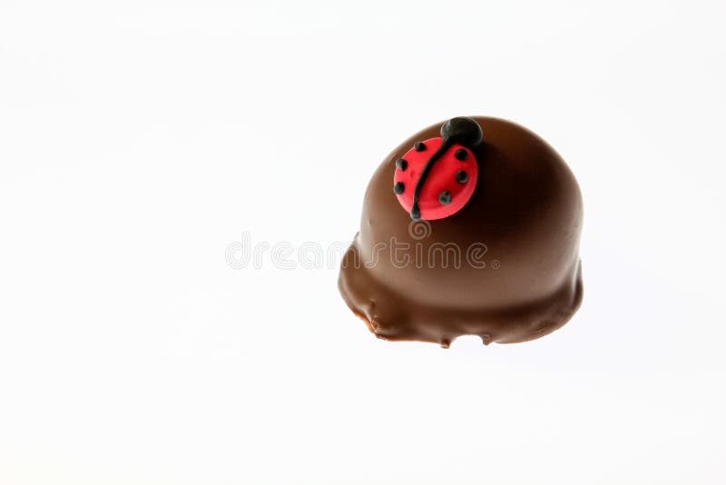 Ladybug Chocolate stock image. Image of truffle, decorated - 58920743