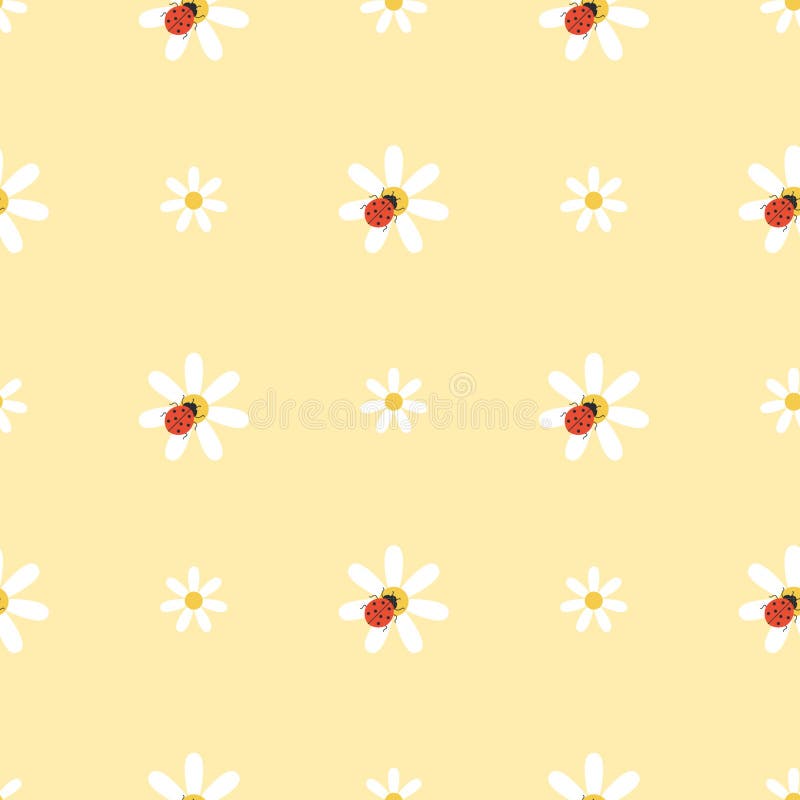 Ladybug Seamless Pattern Background Vector Stock Illustrations – 4,903 ...