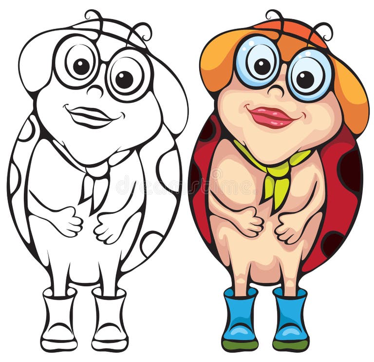 Cartoon Glasses Ladybug Stock Illustrations – 102 Cartoon Glasses ...