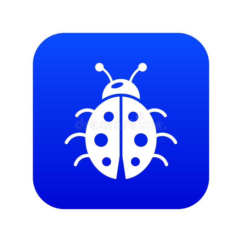 Blue Spot of Paint Icon, Cartoon Style Stock Vector - Illustration of ...